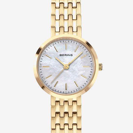 Click here for Bering Womens Gold Tone Stainless Steel Bracelet W... prices