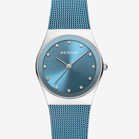 Click here for Bering Womens Crystal Accent Blue Stainless Steel... prices