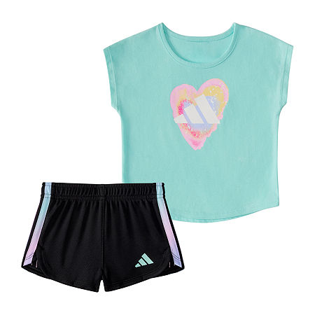 Click here for adidas Baby Girls 2-pc. Short Set  12 Months  Blue prices