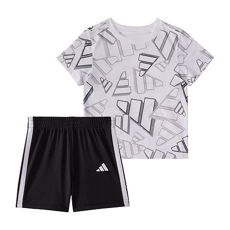 Click here for adidas Baby Boys 2-pc. Short Set  6 Months  White prices