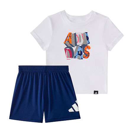 Click here for adidas Baby Boys 2-pc. Short Set  3 Months  White prices