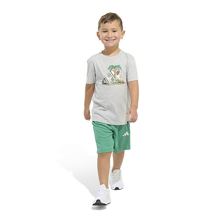 Click here for adidas Toddler & Little Boys Graphic T-Shirt & Str... prices