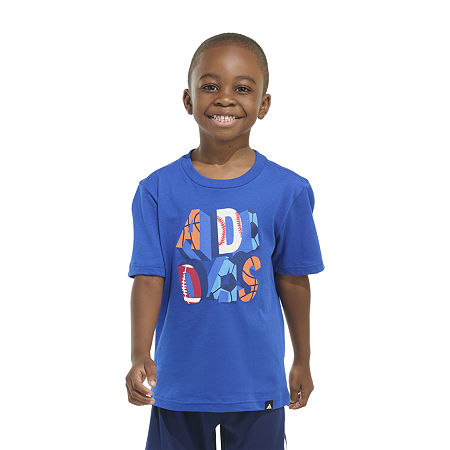 Click here for adidas Toddler Boys Crew Neck Short Sleeve Regular... prices