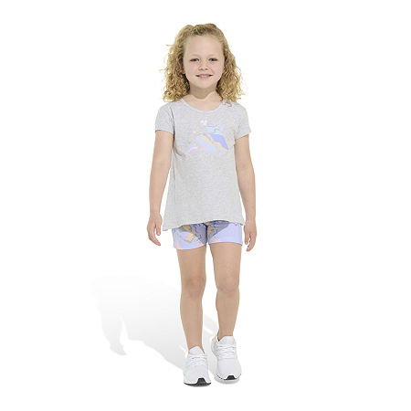 Click here for adidas Little Girls 2-pc. Short Set  6x  Gray prices