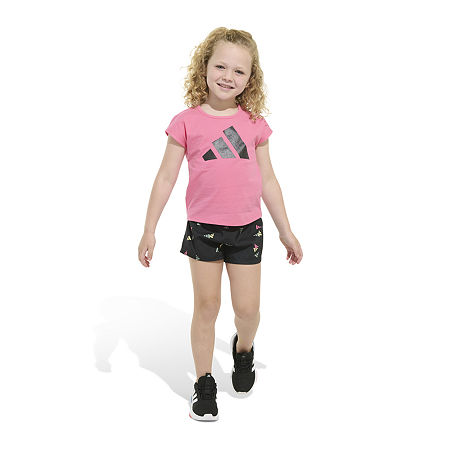 Click here for adidas Little Girls 2-pc. Short Set  6  Pink prices