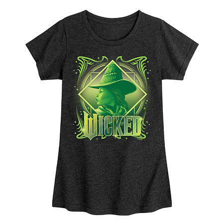 Click here for Elphaba Big Kid Girls Crew Neck Short Sleeve Wicke... prices