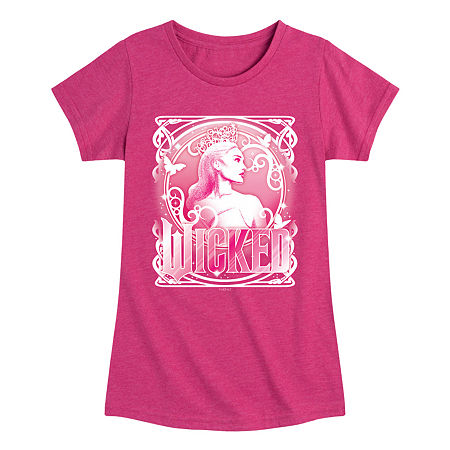 Wicked Big Girls Glinda Graphic Tee - Pink