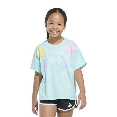 Click here for adidas Big Kid Girls Crew Neck Short Sleeve Loose... prices