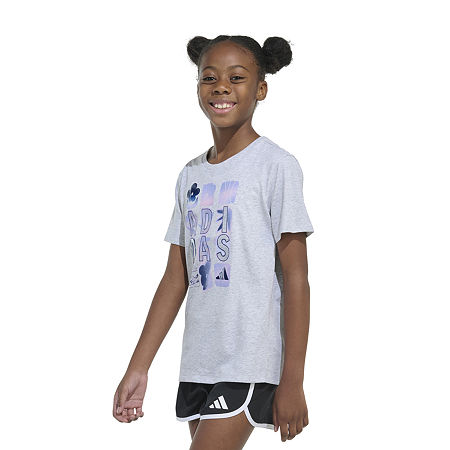 Click here for adidas Big Kid Girls Crew Neck Short Sleeve Regula... prices