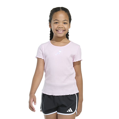 Click here for adidas Big Girls Ribbed Baby Tee  Medium (10-12)... prices