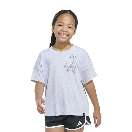 Click here for adidas Big Kid Girls Crew Neck Short Sleeve Loose... prices