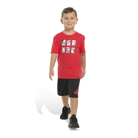 Click here for adidas Little Boys 2-pc. Short Set  7  Red prices