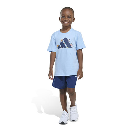 Click here for adidas Little Boys 2-pc. Short Set  6  Blue prices