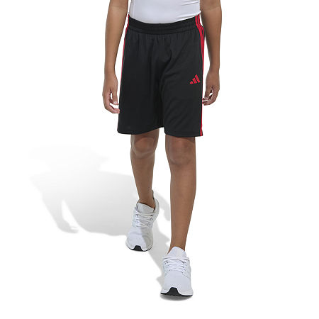 Click here for Boys (8-20) adidas(R) Essentials 3 Stripe Shorts prices