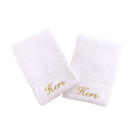 Click here for Linum Home Textiles Hers And Hers 2-pc. Hand Towel... prices