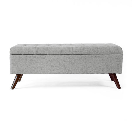 Click here for Homepop Storage Bench  One Size  Gray prices