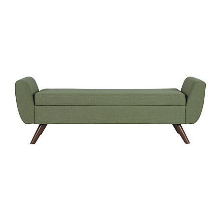 Click here for Homepop Storage Bench  One Size  Green prices