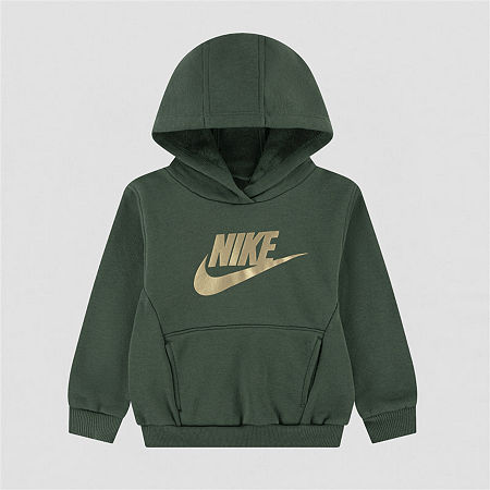 Nike Toddler Boys Long Sleeve Fleece Active Hoodie  2t  Green