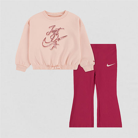 Nike Toddler Girls 2-pc. Legging Set  2t  Red
