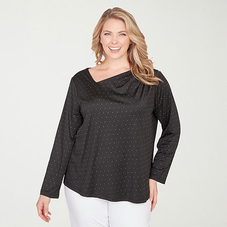 Click here for Hearts Of Palm Womens Plus Asymmetrical Neck Long... prices