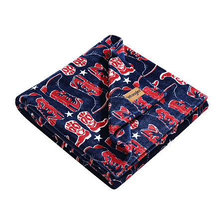 Click here for Wrangler Boot Soft Plush Reversible Throw prices