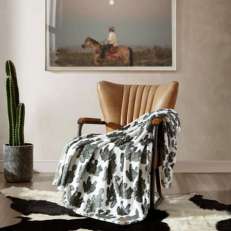 Click here for Wrangler Cactus Garden Throw Blanket prices