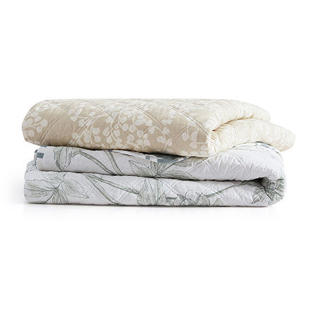 Click here for Martha Stewart Printed Quilted Throw  One Size  Be... prices