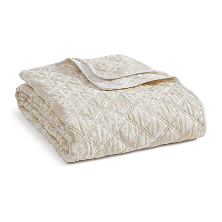 Click here for Martha Stewart Printed Quilted Throw  One Size  Be... prices