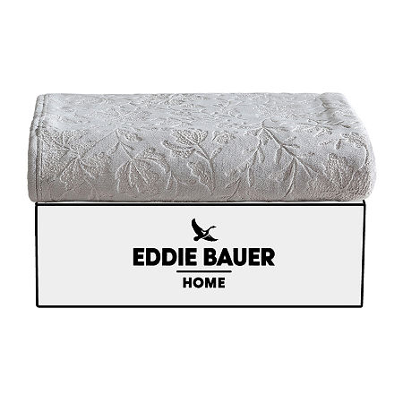 Click here for Eddie Bauer Woodblock Floral Plush-Fleece Throw prices