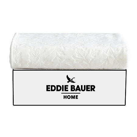 Click here for Eddie Bauer Woodblock Floral Plush-Fleece Throw prices
