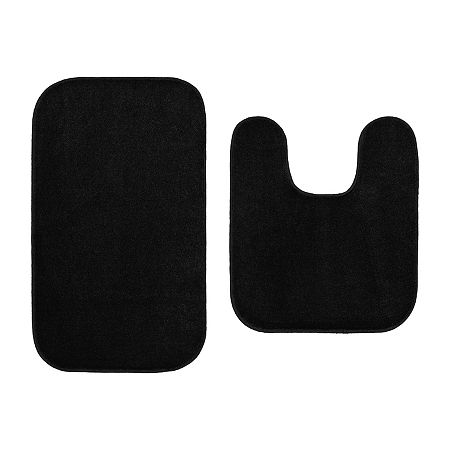 Click here for Garland Rug Gramercy Bath Rug Set  One Size  Black prices