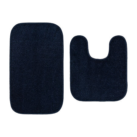 Click here for Garland Rug Gramercy Bath Rug Set  One Size  Blue prices