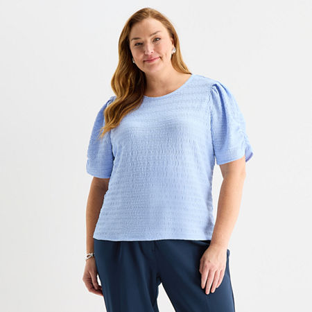 Click here for Liz Claiborne Womens Plus Crew Neck Short Sleeve B... prices