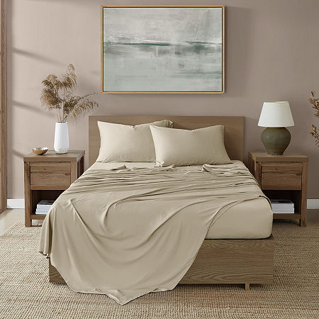 Click here for Brooklyn Loom 300tc Sheet Set  One Size  Beige prices