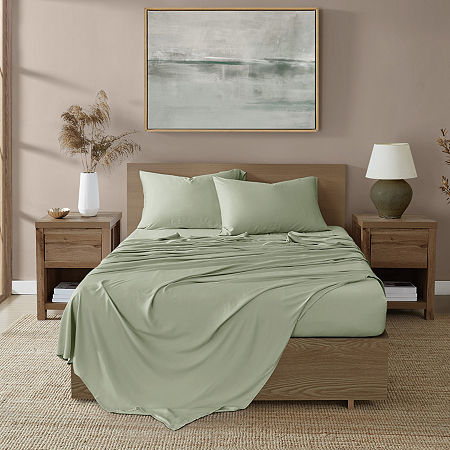 Click here for Brooklyn Loom 300tc Sheet Set  One Size  Green prices