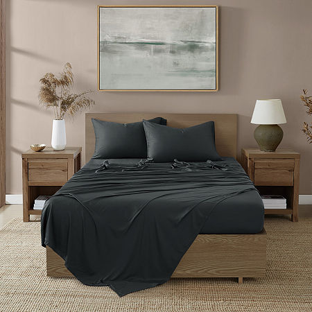 Click here for Brooklyn Loom 300tc Sheet Set  One Size  Black prices