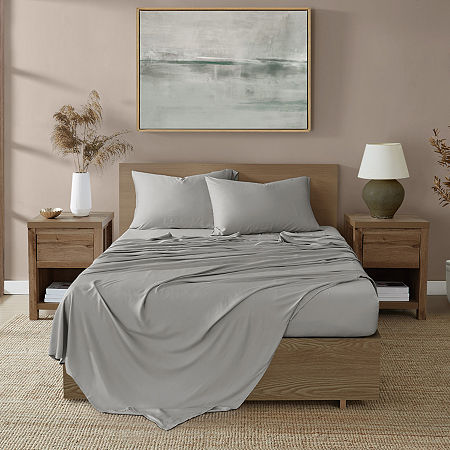 Click here for Brooklyn Loom 300tc Sheet Set  One Size  Gray prices