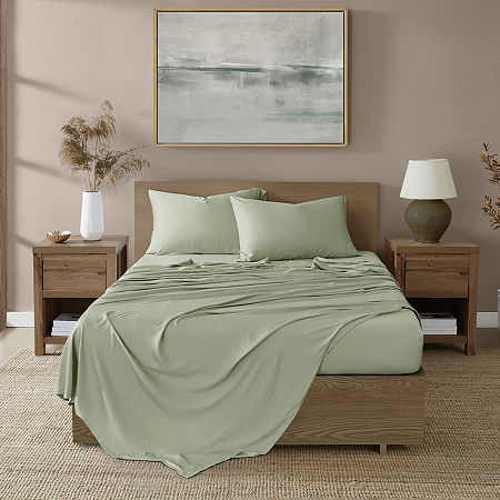 Click here for Brooklyn Loom 300tc Sheet Set  One Size  Green prices