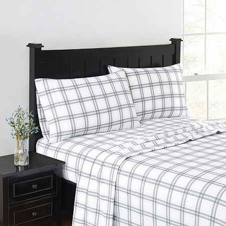 Click here for London Fog Solid Flannel Sheet Set prices