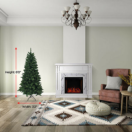 Click here for Kurt Adler 6 ft. Green Pine Christmas Tree  One Si... prices