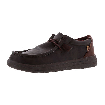 Click here for Lamo Mens Paul Slip-On Shoe  7 Medium  Brown prices