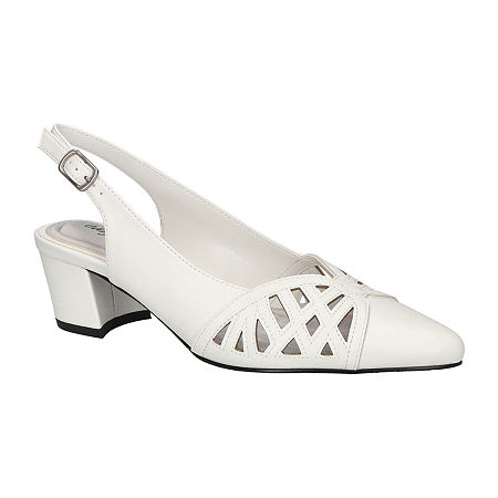 Click here for Easy Street Bizzy Womens Closed Toe Block Heel Pum... prices