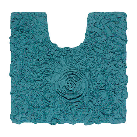 Click here for Home Weavers Bell Flower Bath Rug  20 x 20 - Blue prices