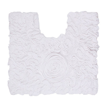 Click here for Home Weavers Bell Flower Bath Rug  20 x 20 - White prices