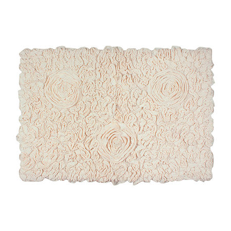 Click here for Home Weavers Bell Flower Bath Rug  21 x 34 - Natur... prices