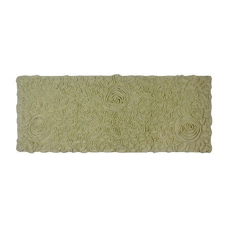 Click here for Home Weavers Bell Flower Runner Bath Rug 21 x 54 -... prices