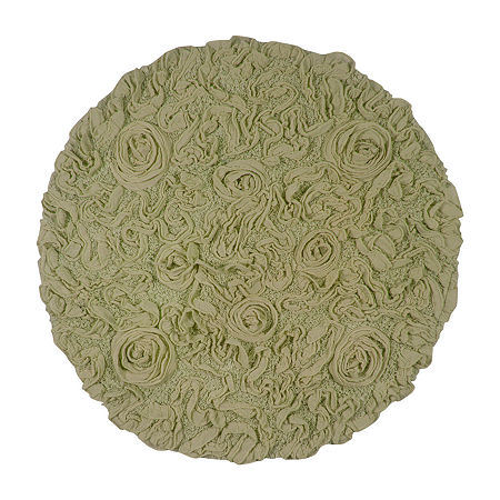 Click here for Home Weavers Inc Bellflower 30 Inch Round Bath Rug... prices