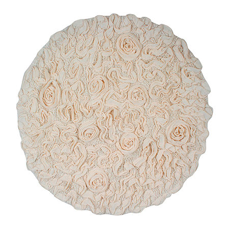 Click here for Home Weavers Inc Bellflower 30 Inch Round Bath Rug... prices