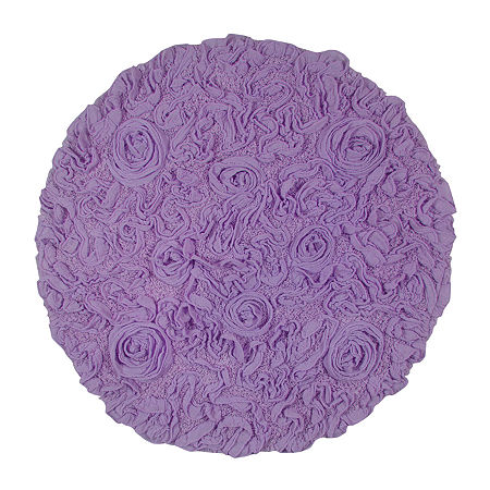 Click here for Home Weavers Inc Bellflower 30 Inch Round Bath Rug... prices