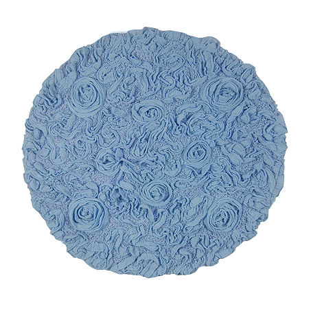 Click here for Home Weavers Inc Bellflower 30 Inch Round Bath Rug... prices